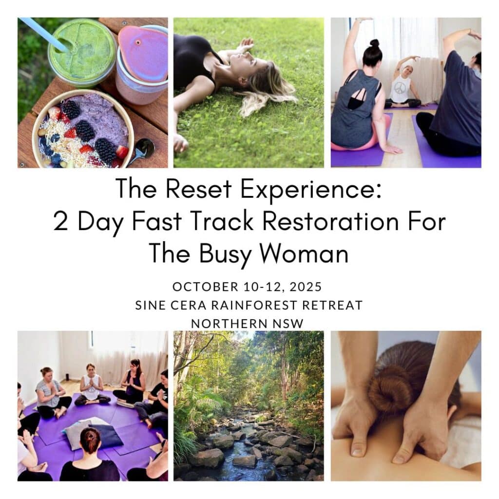 The Reset Experience: 2 Day Fast Track Restoration For The Busy Woman - Sine Cera